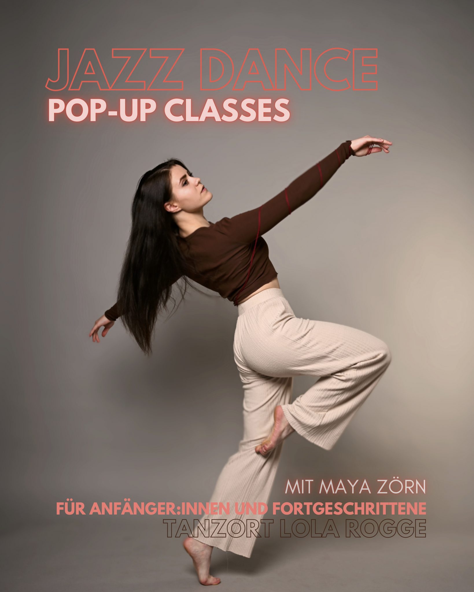 JAZZ DANCE POP-UP CLASSES MIT MAYA – 7. & 14. April 2025 - Lola Rogge Tanzschule Hamburg